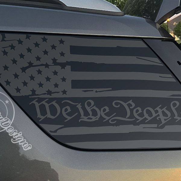 We the People Rear Window Decals - Etsy