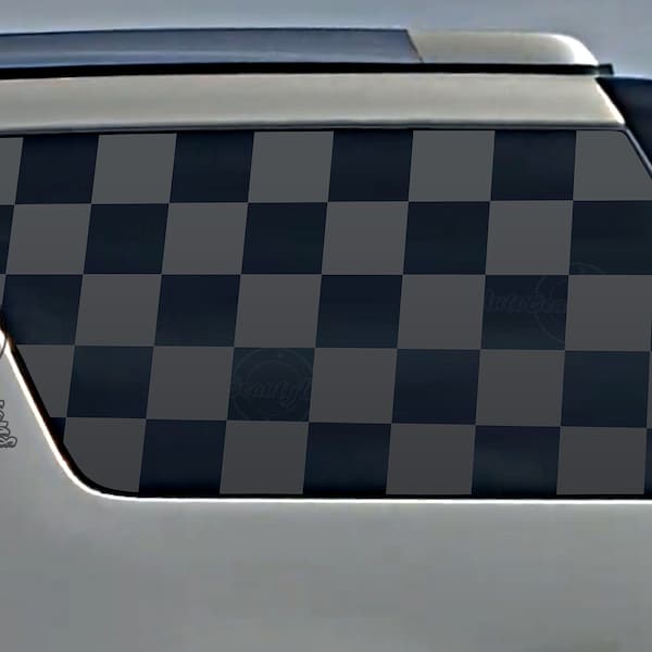 Checkered Flag Decal - Etsy
