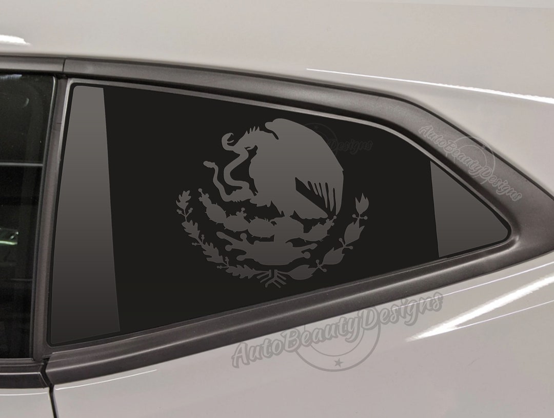 Fits 2016-2022 Chevrolet Camaro Rear Side Window Mexican Flag Decal ...