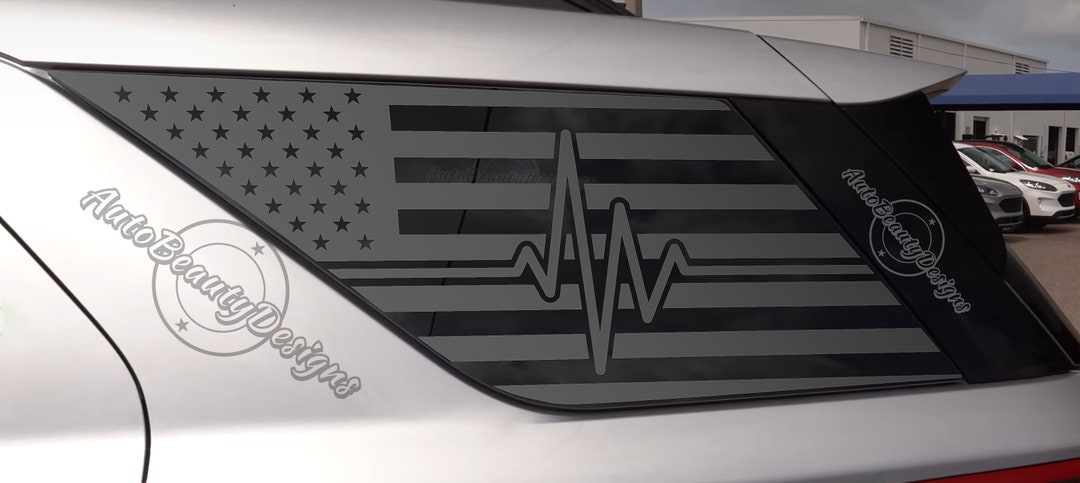Fits 2020-2026 Ford Explorer Rear Side Window EKG Heartbeat Nurse ...