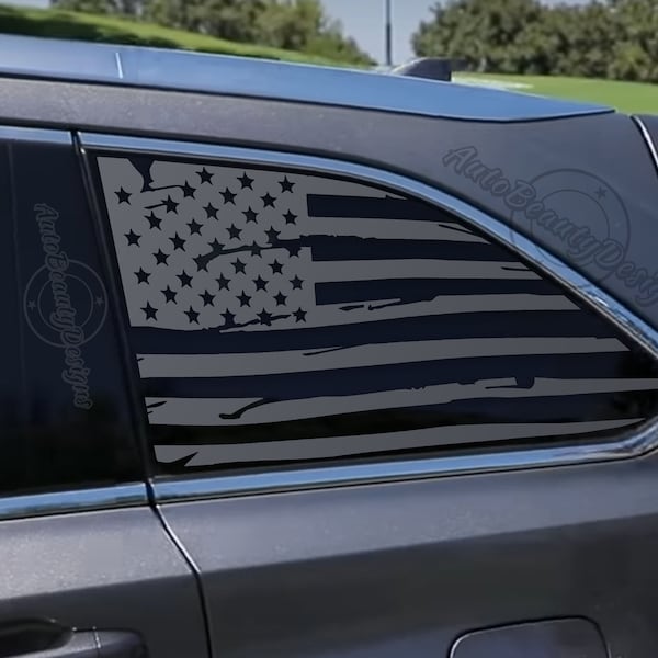 Toyota Highlander Flag Window Decal - Etsy