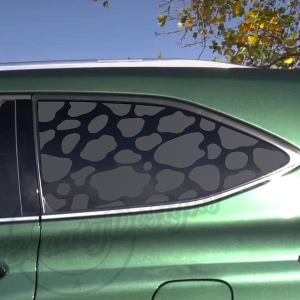 Cow Print Rear Window Decal - Etsy
