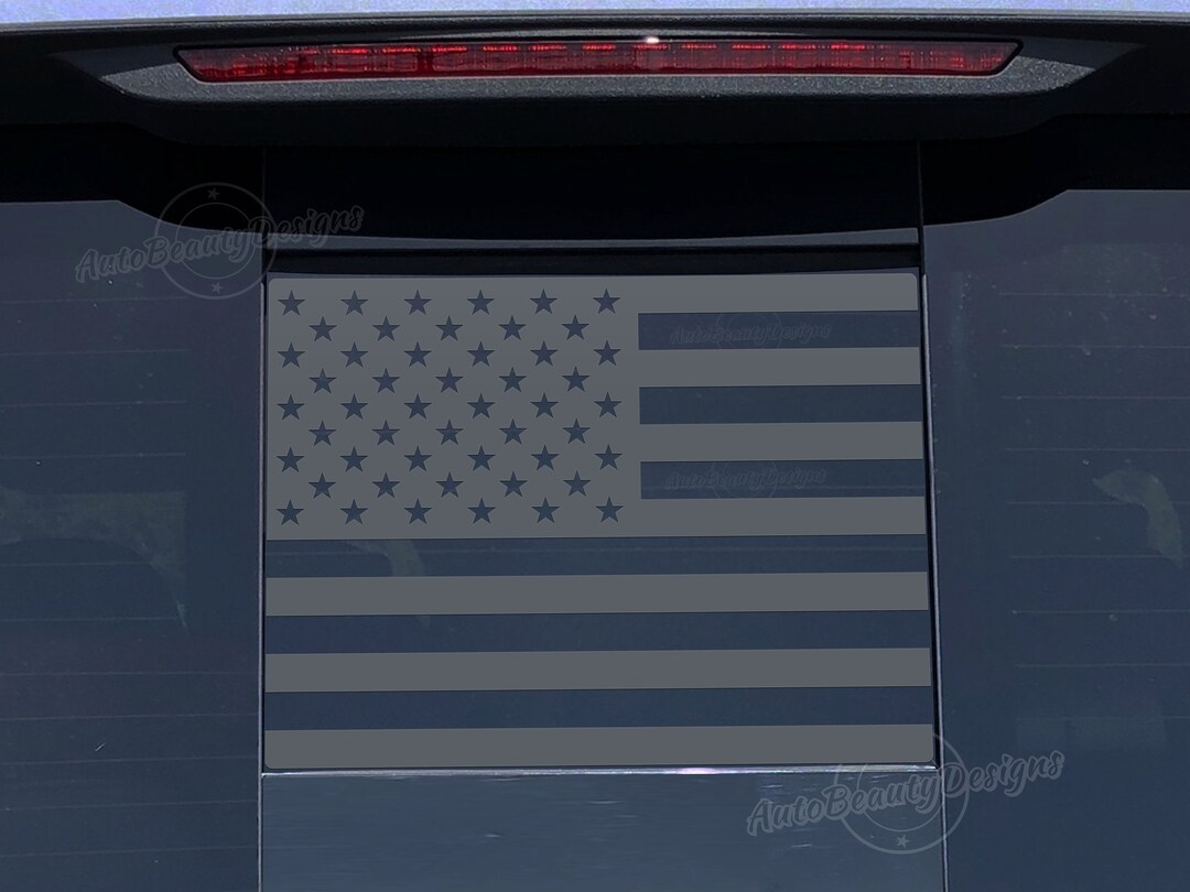 Fits 2015-2025 Honda Ridgeline Rear Middle Sliding Window American Flag ...