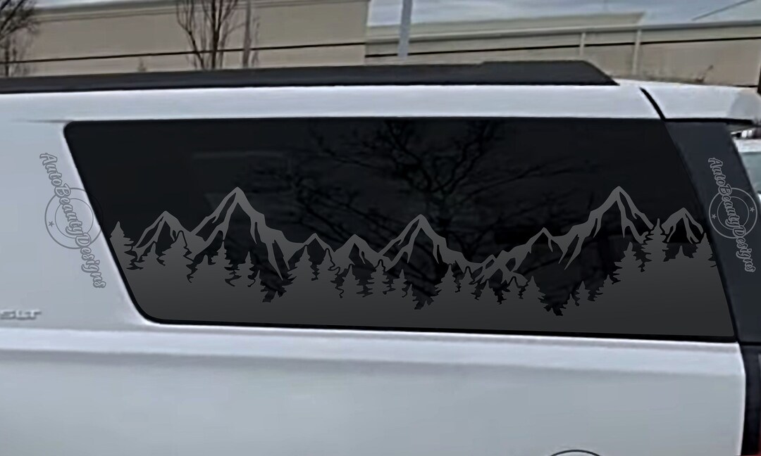 Fits 2015-2020 GMC Yukon XL Rear Side Window Mountain Tree Outdoor ...