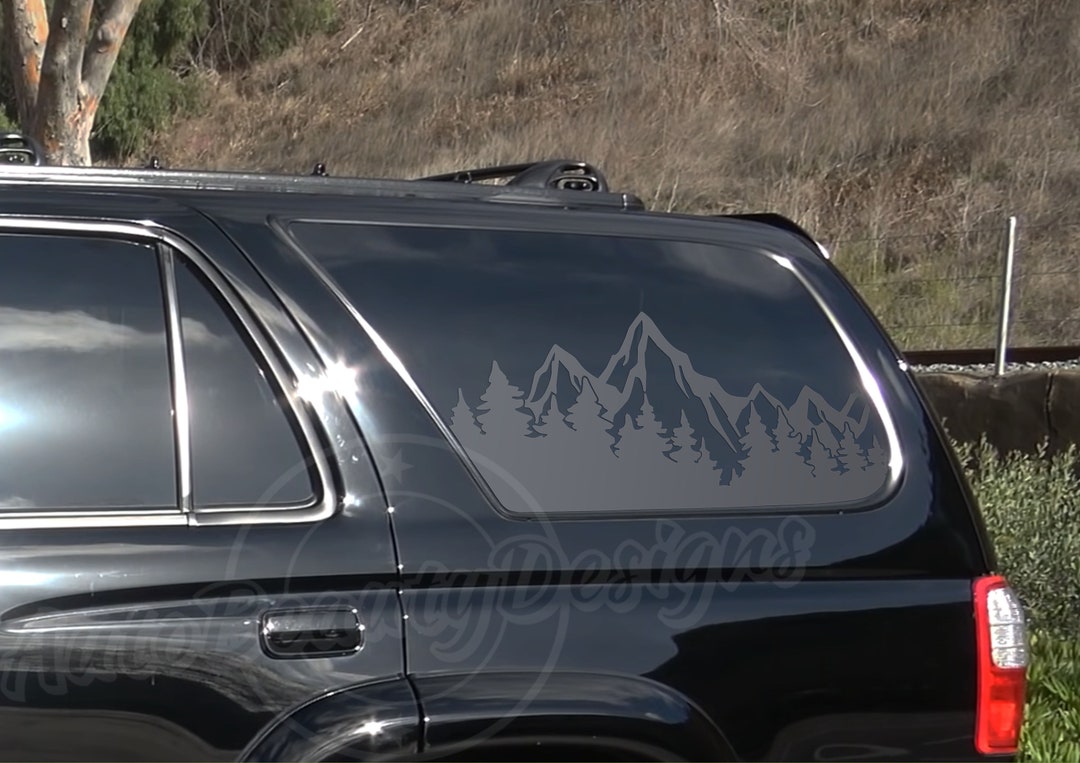 Fits 1996-2002 Toyota 4RUNNER Rear Side Window Mountain Tree Outdoor ...