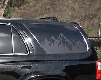 Fits 2010-2024 Toyota 4runner Rear Side Windows Topography Topo ...