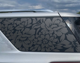 Kit of 2 USA Flag Decal Rear Windows Fits Chevy Traverse 2018-2021 Side ...