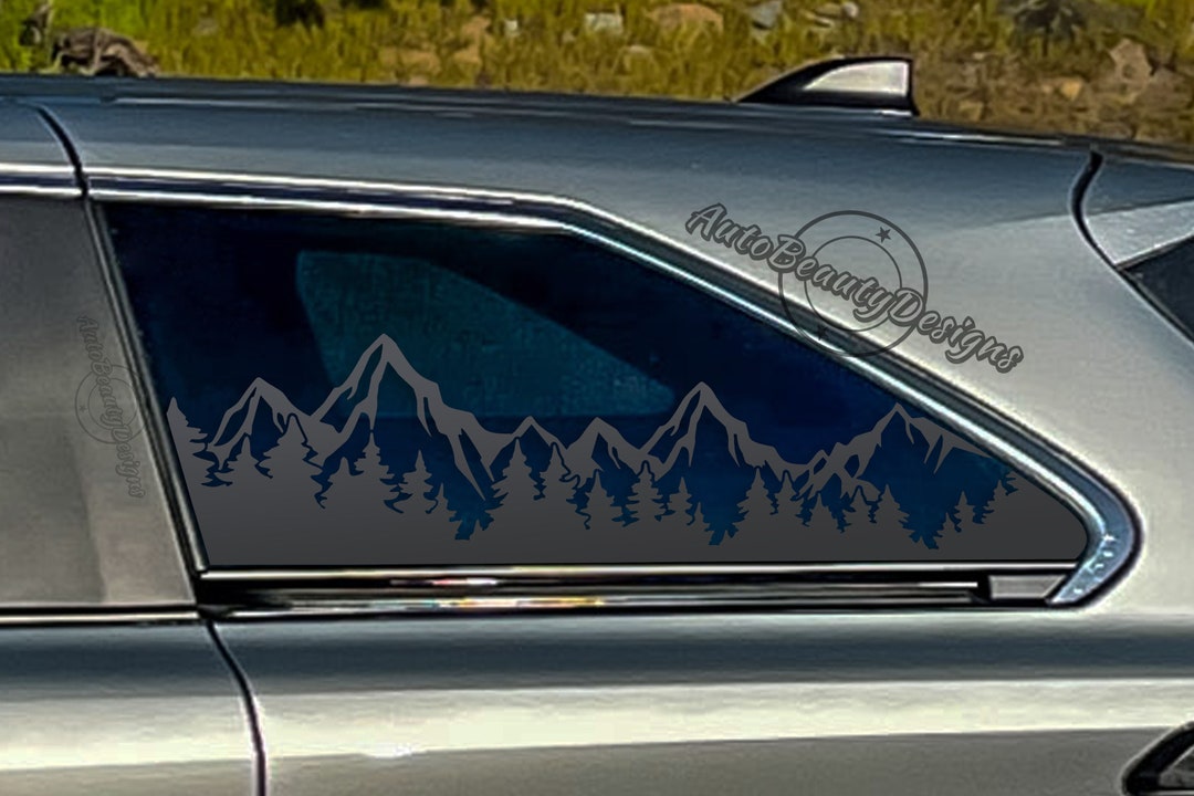 Fits 2021-2026 Toyota Sienna Rear Side Window Mountain Tree Outdoor ...