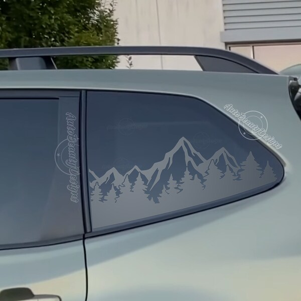 Subaru Forester Mountain Sticker - Etsy