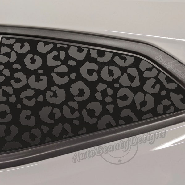 Cheetah Window Decal Camaro - Etsy