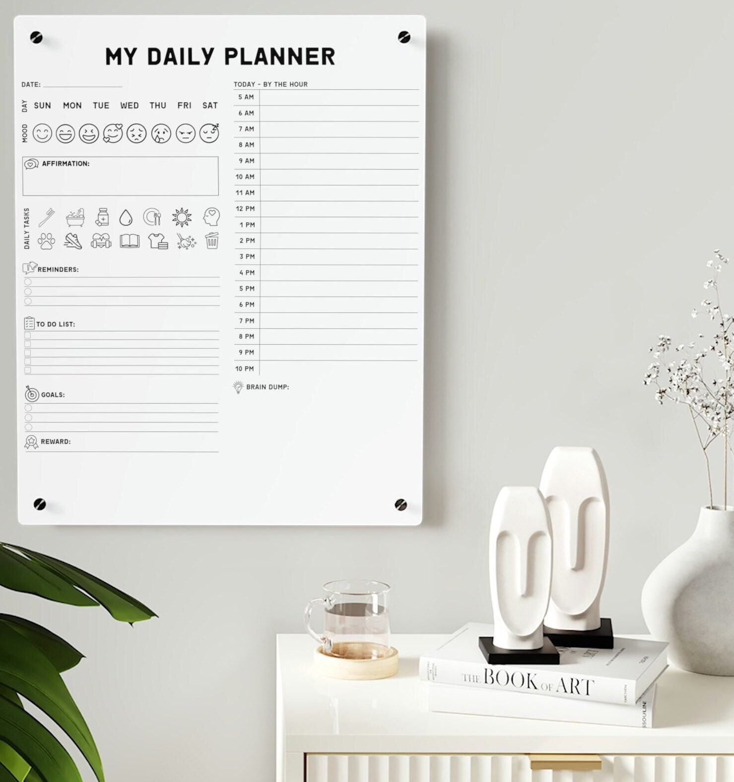 ADHD Planner Adult ADHD Daily Planner for ADHD Daily Schedule Command ...