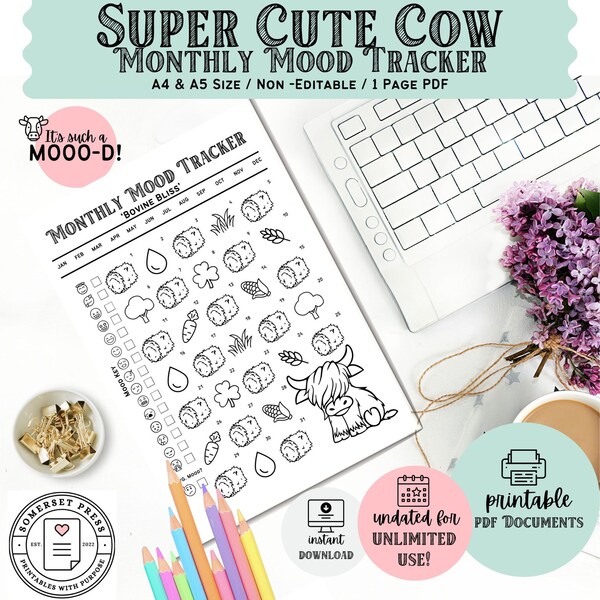 Book Challenge Tracker Printable Reading Journal Habit Tracker Book Log ...