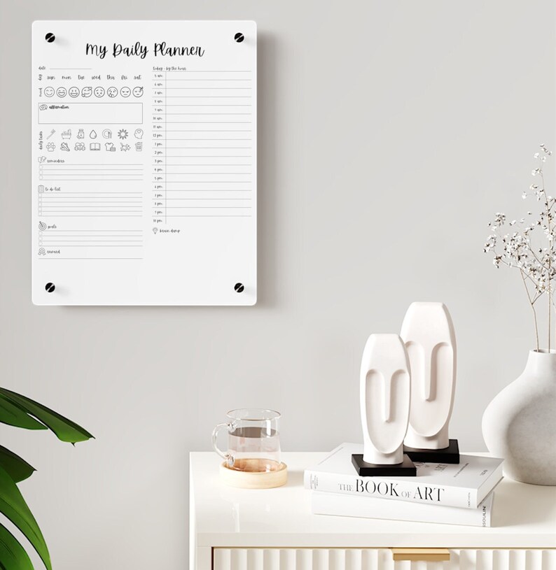 ADHD Planner Adult ADHD Daily Planner for ADHD Autism Planner Acrylic ...