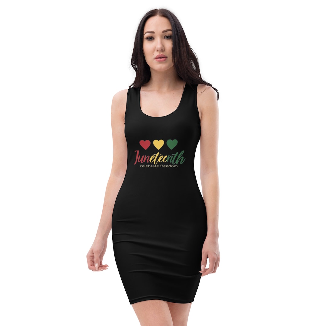 Juneteenth Bodycon Dress - Etsy
