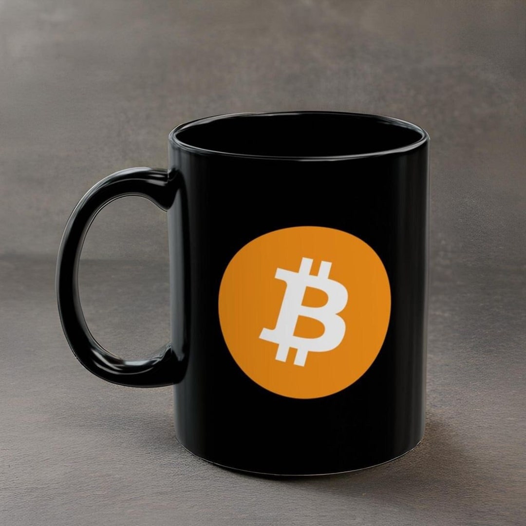 Bitcoin Black Coffee Mug. Cyrpto Gift. Gift for Investors. - Etsy
