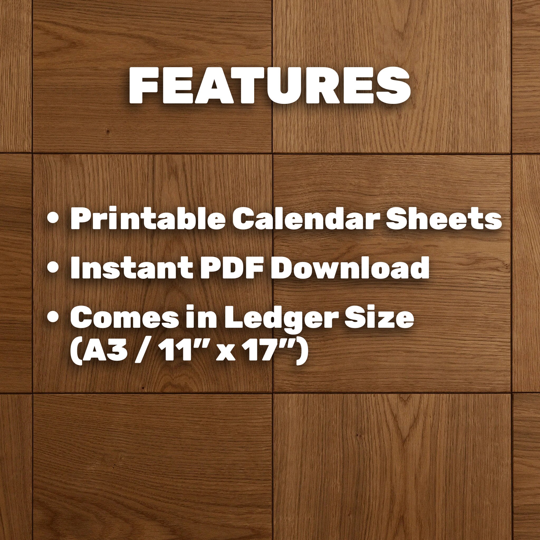 2023 Monthly Calendar | Printable 2023 A3 (11in X 17in) Calendar | Jan ...