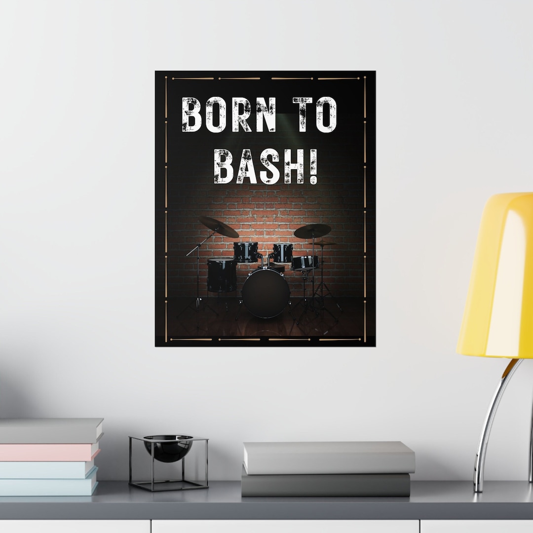 Drummer Poster, Drum Poster for Drummers, Drummer Poster Gift, Premium ...