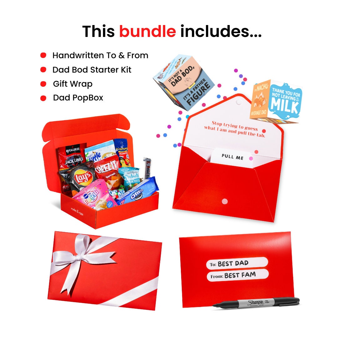 Father's Day Gift Box Popbox™ Dad Snack Box Gifts for Men - Etsy