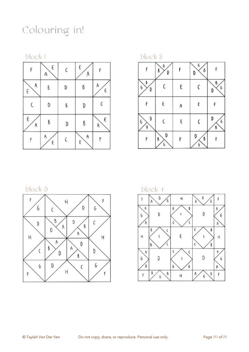 PDF Quilt Pattern Download Patchwork Sampler Quilt - Etsy