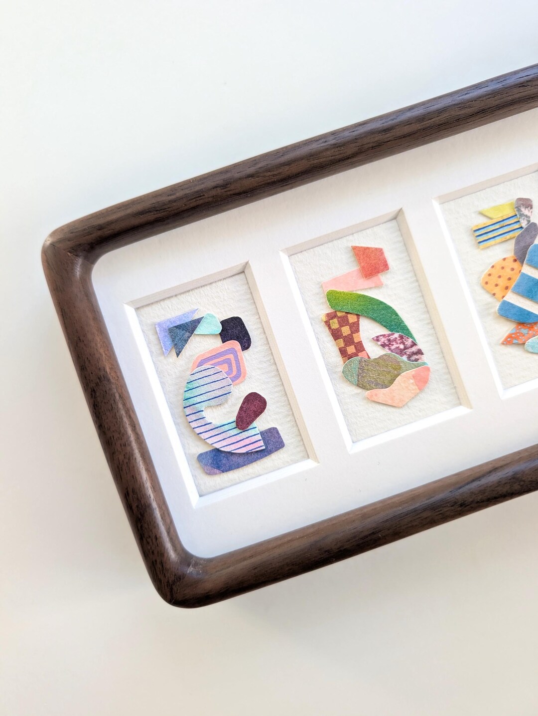 Strike a Pebbles Pose - Mini No. 4 - 4"x12" - Cut Paper Art - Etsy