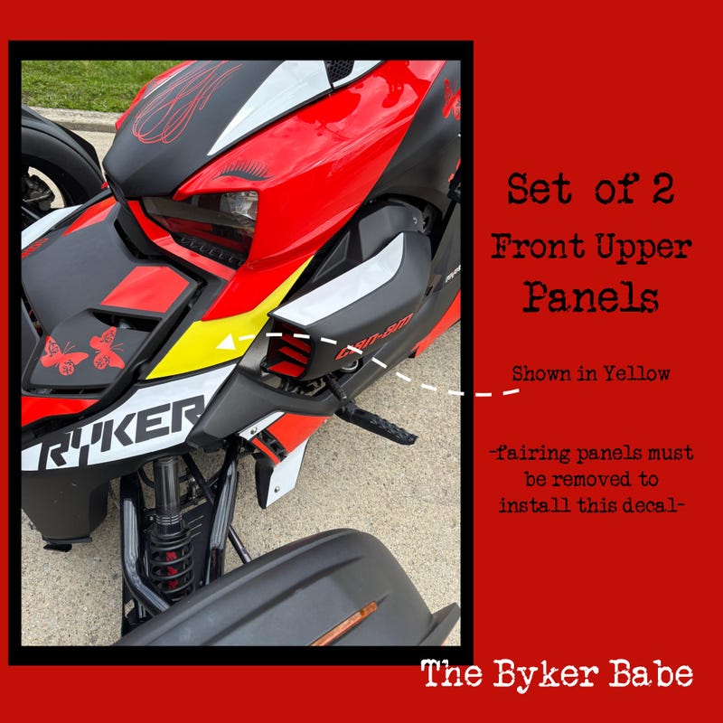 Motorcycle Eyes Decal - Etsy