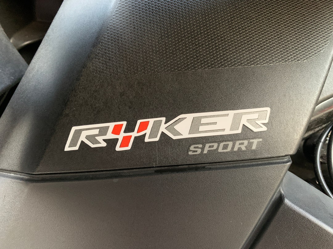 Ryker OUTLINE Side Panel Decals Set of 2 Ryker Motorcycle Custom Vinyl ...