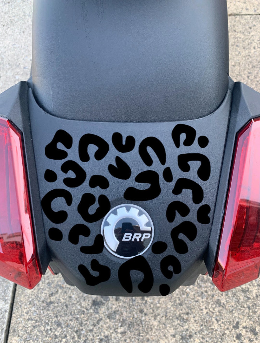 Leopard Spots Decals Animal Print Ryker Spyder Motorcycle Custom Vinyl ...