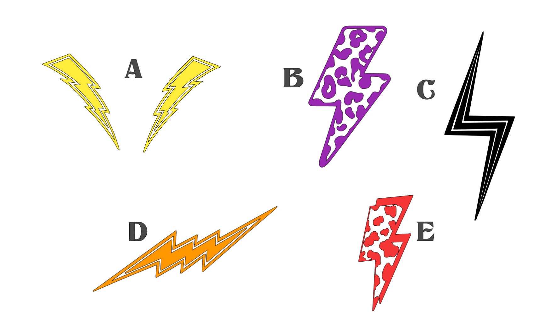 Lightning Bolt Decals Ryker Spyder Motorcycle Custom Vinyl - Etsy