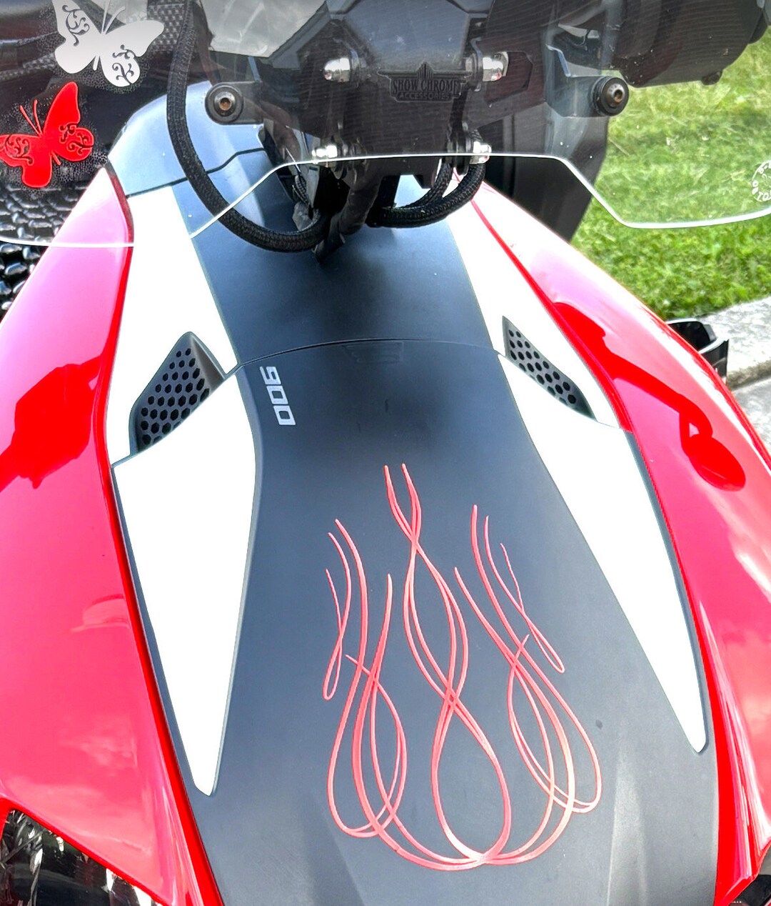 Ryker Frunk Accent Panel Decals Set of 2 Ryker Motorcycle Custom Vinyl ...