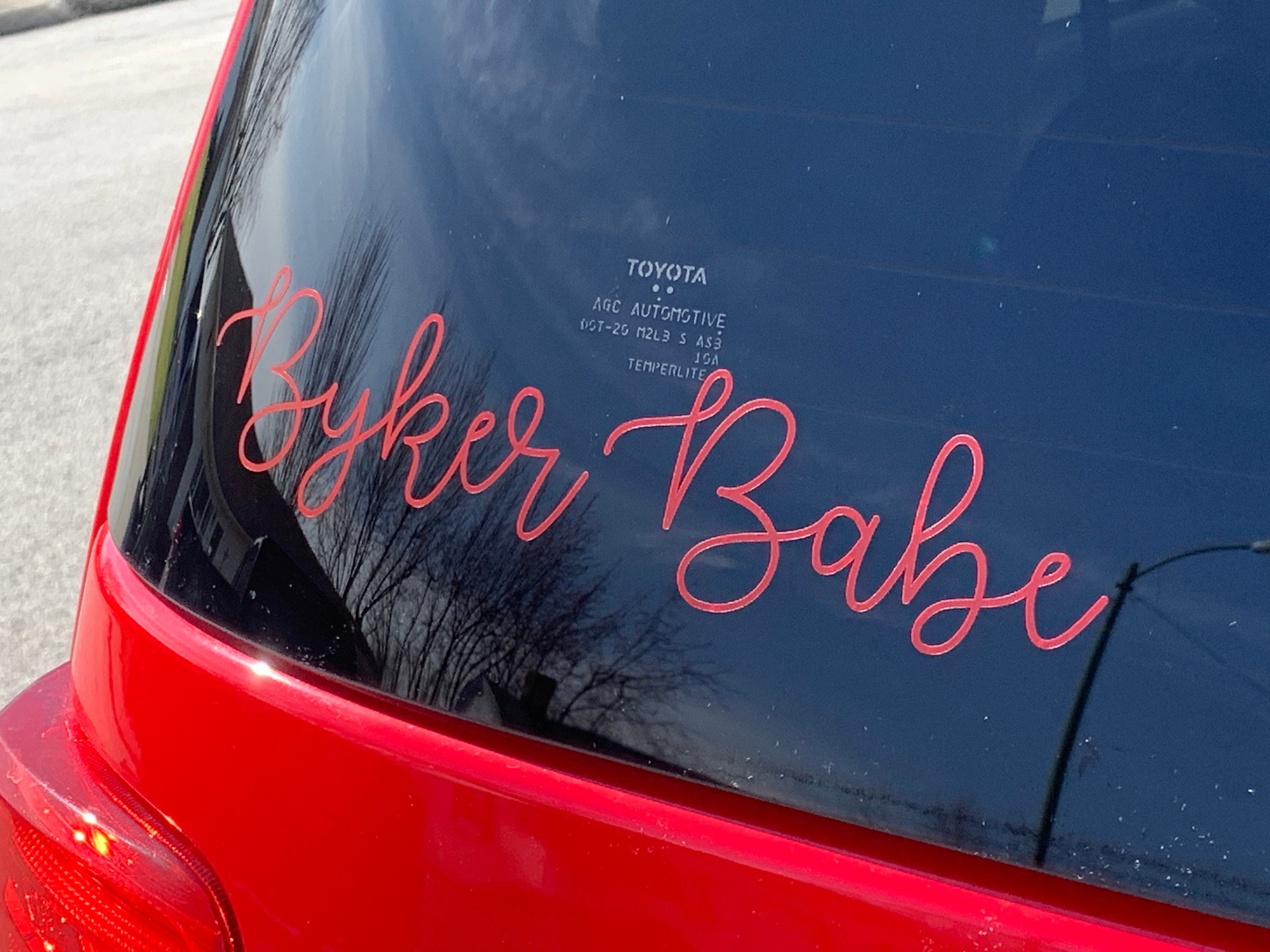 Lady Rider Ryker Ryder Spyder Girl Vinyl Decals for Motorcycles Cars ...