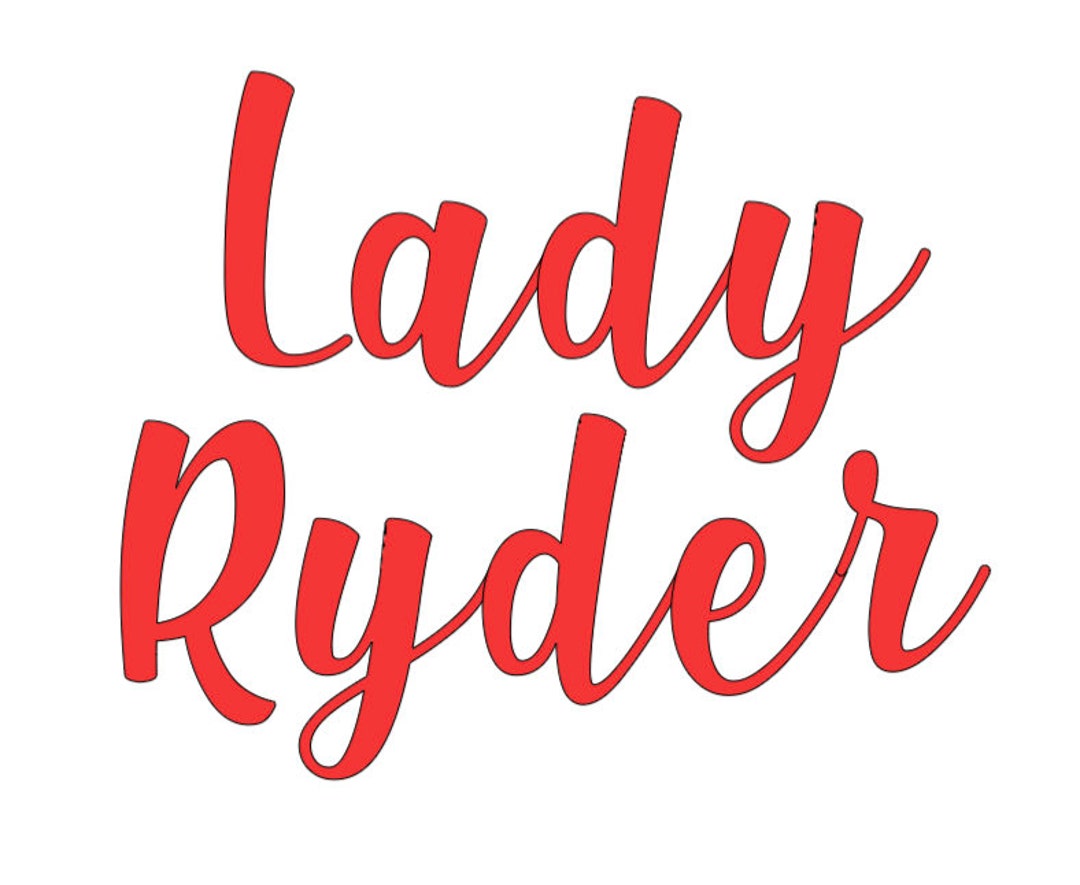 Lady Rider Ryker Ryder Spyder Girl Vinyl Decals for Motorcycles Cars ...
