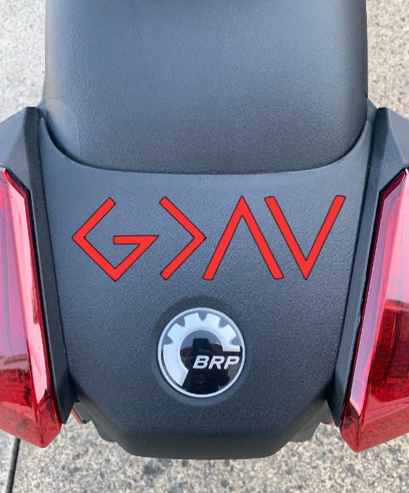 Faith Decals Ryker Spyder Motorcycle Custom Vinyl Decal Christian Theme ...