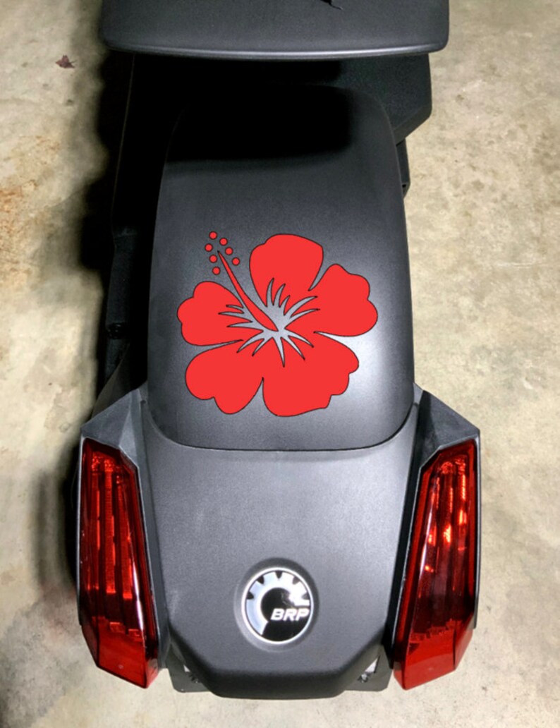 Flower Decals Ryker Spyder Motorcycle Custom Vinyl Decal - Etsy