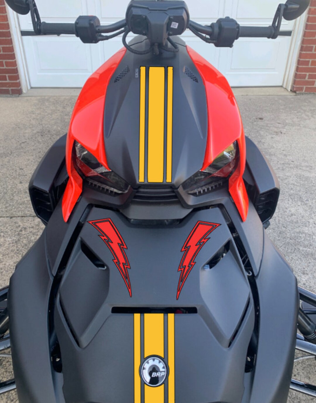 Racing Stripes Ryker Motorcycle Custom Vinyl Decal Personalize Your ...