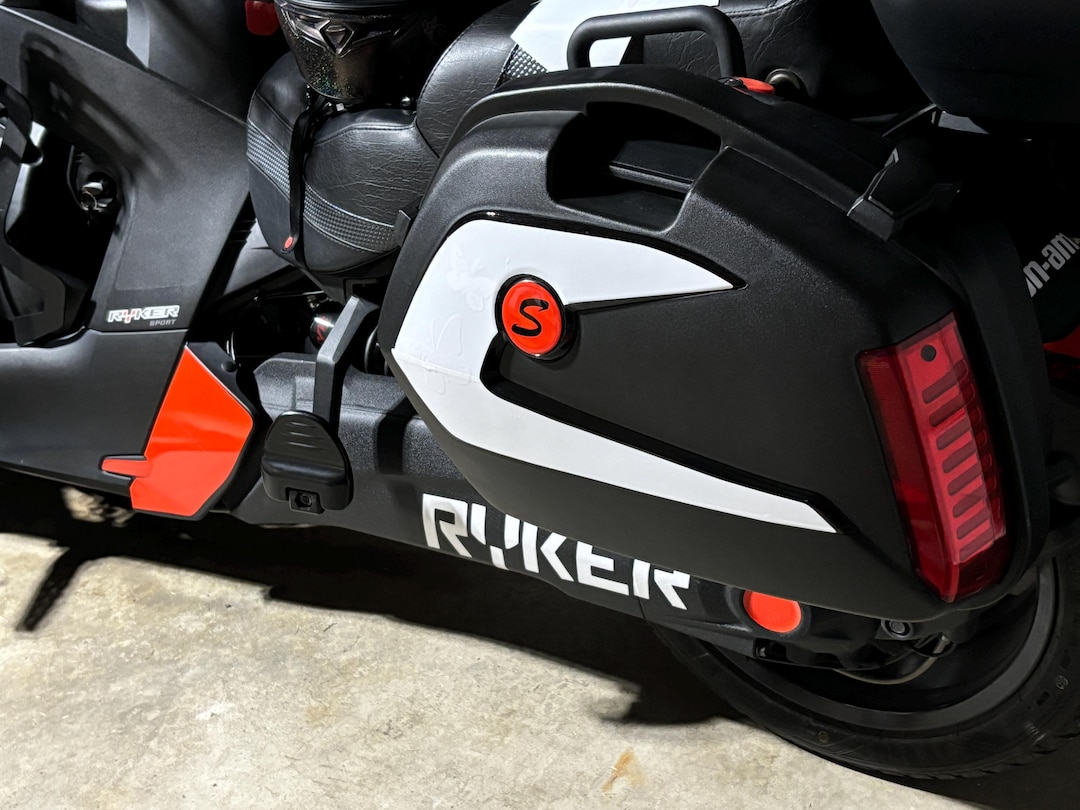 Ryker Saddle Bag Decals Set of 4 Ryker Motorcycle Custom Vinyl Decal ...