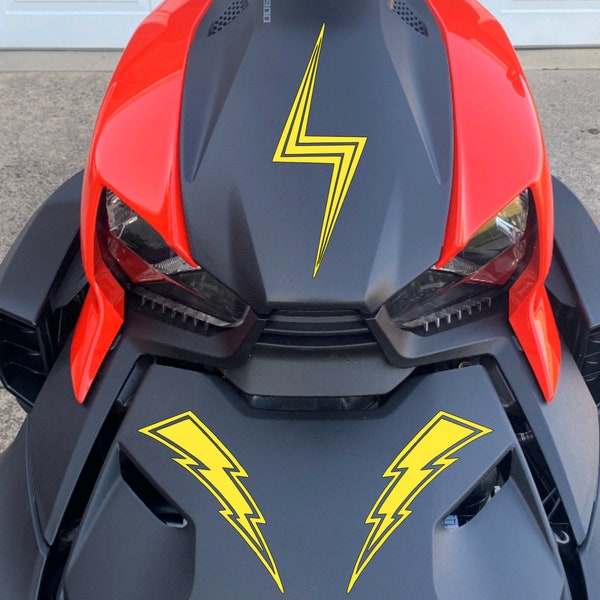 Leopard Lightning Bolt Car Decal - Etsy