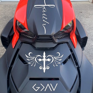 Faith Decals Ryker Spyder Motorcycle Custom Vinyl Decal Christian Theme ...