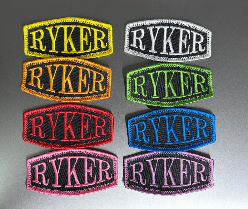Wide Ryker Spyder Embroidered Patch Can Am - Choose Your Color ...