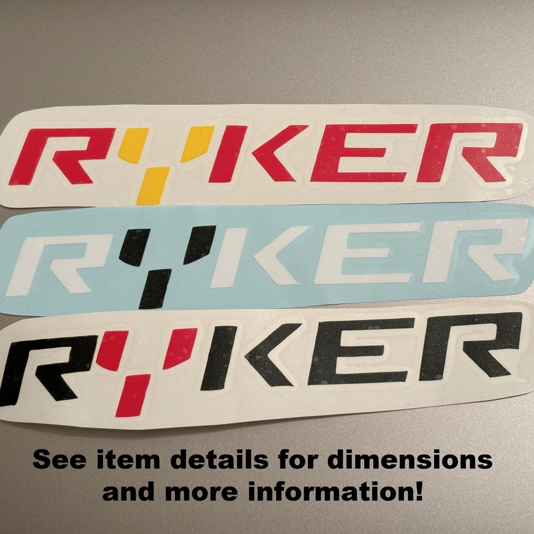 Can Am Ryker Sport Word Decals Ryker Motorcycle Custom Vinyl Decal ...