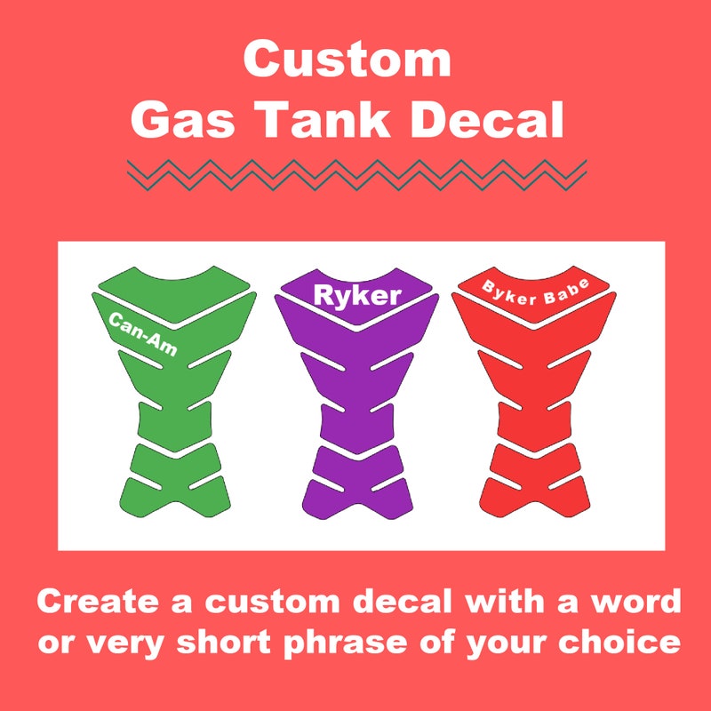 Gas Tank Decal - Etsy