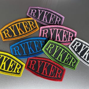 Wide Ryker Spyder Embroidered Patch Can Am - Choose Your Color ...