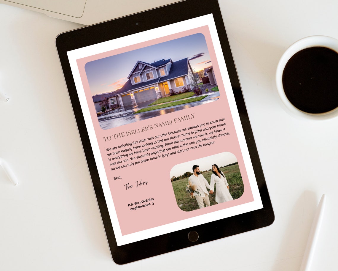 Dear Seller Letter Canva Template | Real Estate Personalized Letter ...