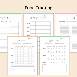 Printable Fitness Planner | Workout Planner | Weight Loss | Meal ...