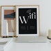 Customizable Wifi Sign Simple Wifi Sign Minimal Wifi Sign Template ...