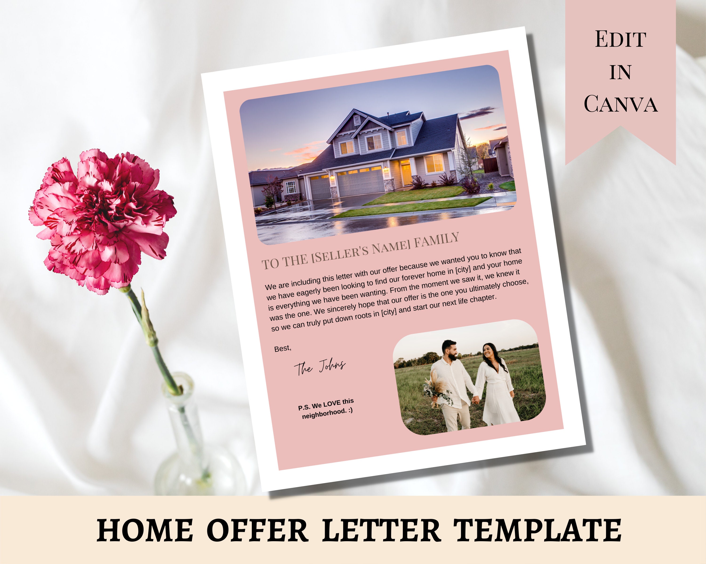 Dear Seller Letter Canva Template | Real Estate Personalized Letter ...
