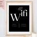 Customizable Wifi Sign Simple Wifi Sign Minimal Wifi Sign Template ...