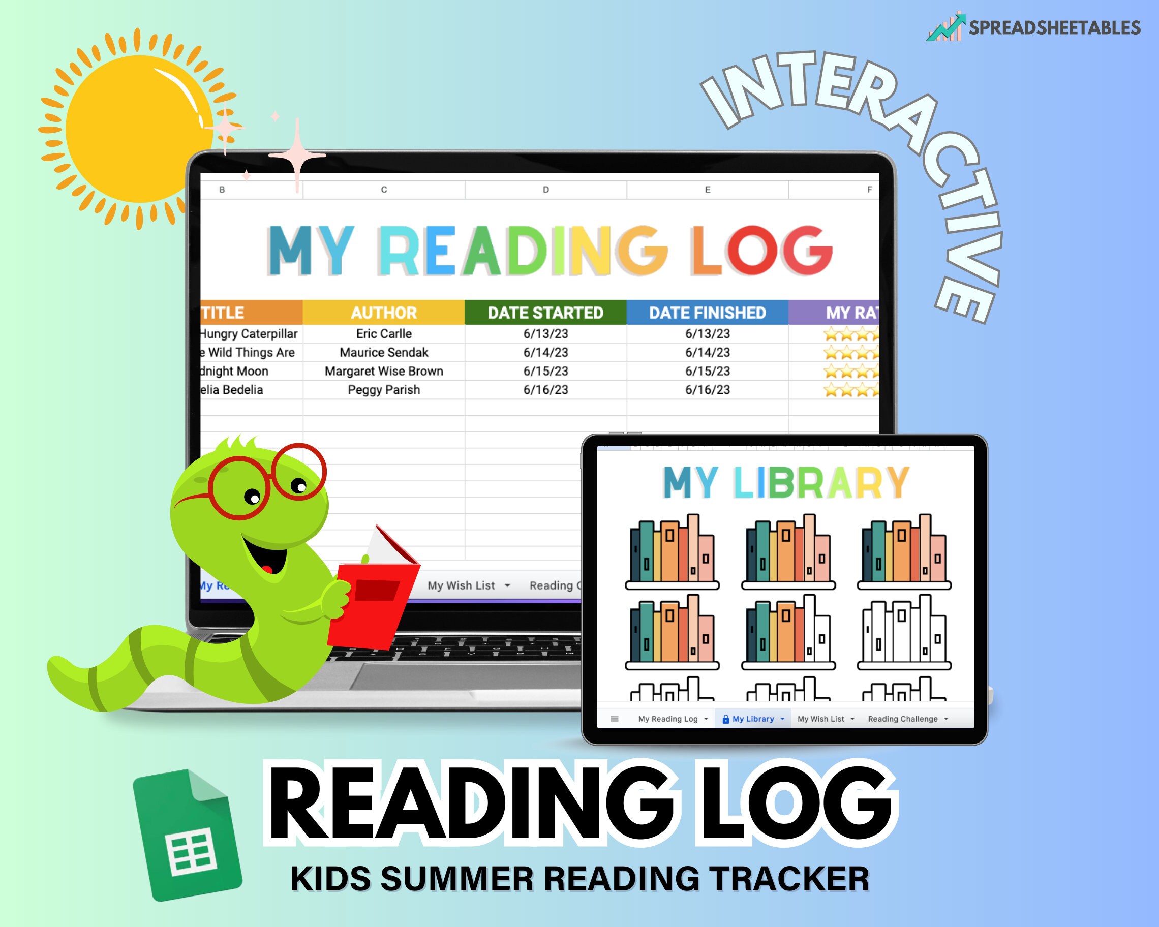 Summer Reading Log for Kids, Boost Reading Motivation, Track Progress ...