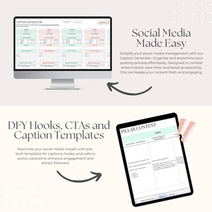 Social Media Caption Generator, Instagram Content Planning, DFY ...