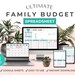 Budget Spreadsheet for Couples Budget Planner for Family Financial ...
