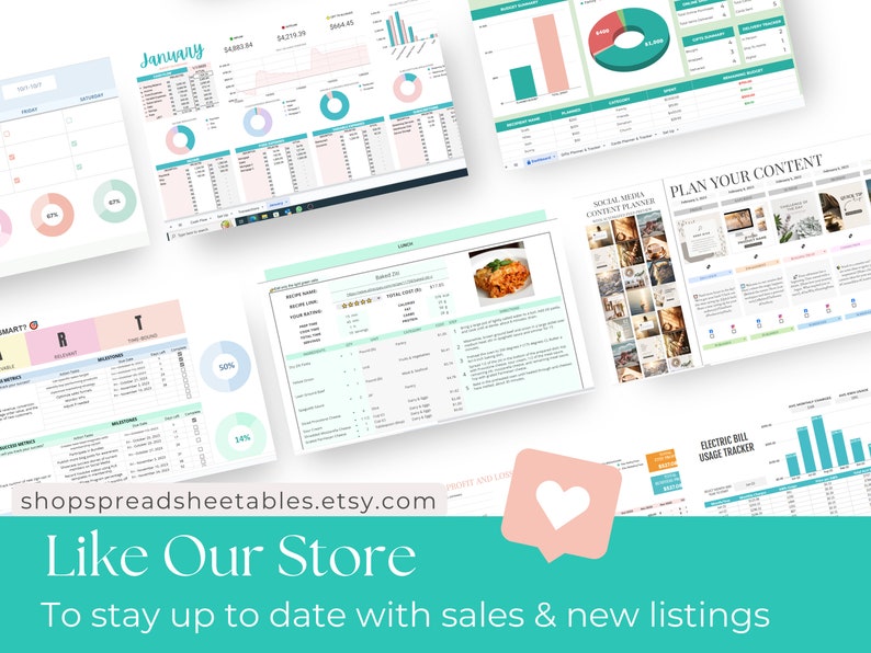 Smart Calendar Spreadsheet Daily Smart Planner for Your to Do Lists ...